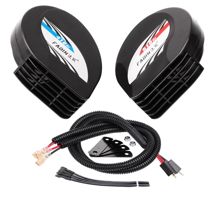 FARBIN 車ホーン 薄型コンパクト 118dB 12V 2個入+汎用スピーカーブランチハーネス 高級セダンサウンド トヨタ/ホンダ/日産 : 満天堂 - 通販 - Yahoo!ショッピング