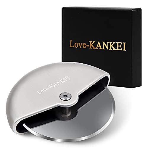 Love-KANKEI ピザカッター 家庭 事務 キャンプ 回転式 耐久性 コンパクト収納 ステンレス製 : 満天堂ヤフーショッピング店 ...