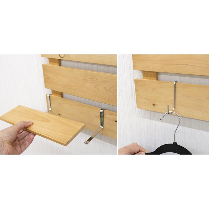 幅60cm×4段タイプ】すのこ 壁掛け 壁面収納 壁に取り付けられる 幅60cm×4段タイプ】すのこ 壁掛け 壁面収納 壁に取り付けられる