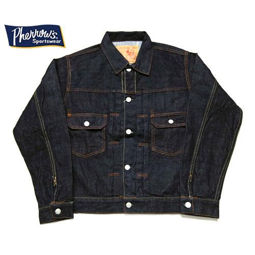 フェローズ PHERROWS 407J-SW セカンドタイプデニムジャケット : MANUFACTURES本店 - 通販 - Yahoo!ショッピング