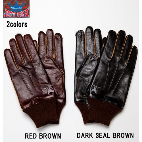 ジェットリンク JETT RINK JR286 JR288 TYPE A-10 HORSE LEATHER GLOVES ホースハイドレザー ...