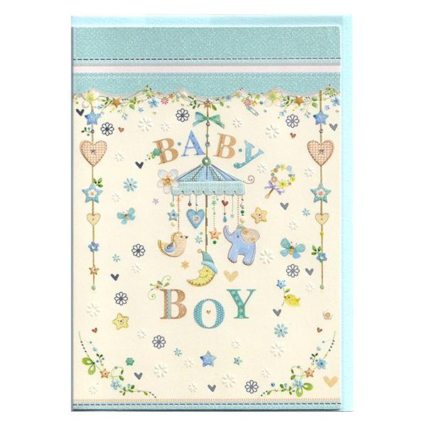 出産祝いカード メリー・ブルー 1枚入 GC-1099 EASE 28枚までメール便可能 M在庫-2-C2 : THE 文房具 令和万葉堂 - 通販 - Yahoo!ショッピング