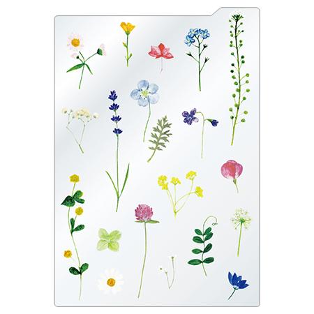 RYU-RYU 下敷き 押し花 フラワー A5サイズ SJ-2504 ※20個までメール便可能 RYURYU M在庫-2 : THE 文房具 令和万葉堂 - 通販 - Yahoo!ショッピング