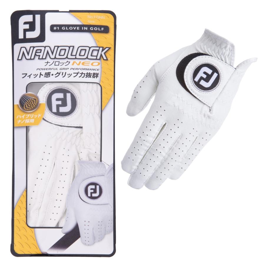 FootJoy ゴルフグローブ フットジョイ ナノロック ネオ メンズ 左手用 FGNN ゴルフ用品 FOOTJOY ゴルフ手袋 (即納 ...