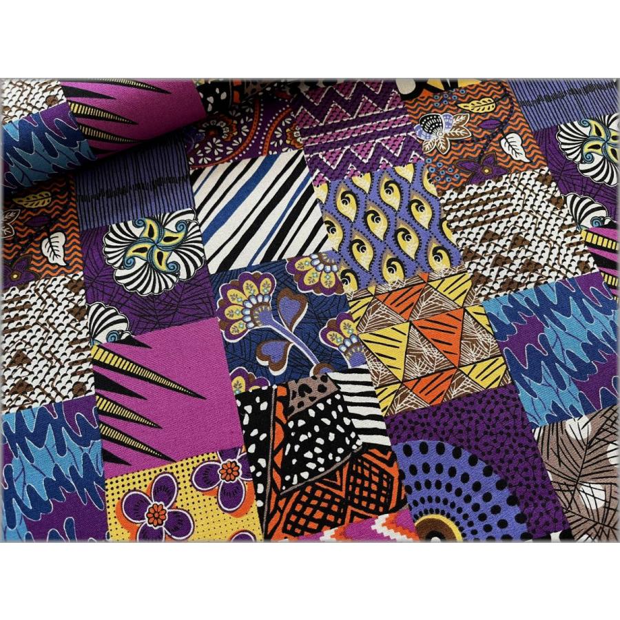 marble 50cm シーチング 生地 布 おしゃれ アフリカン パッチ プリント コットン purple 81C : マーブルマーケット ヤフー店 - 通販 - Yahoo!ショッピング