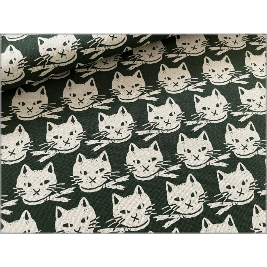 marble 50cm オックス 生地 おしゃれ プリント 布 ネコ 猫 マフラー フェイス柄 green vanilla 23E : マーブルマーケット ヤフー店 - 通販 - Yahoo ...