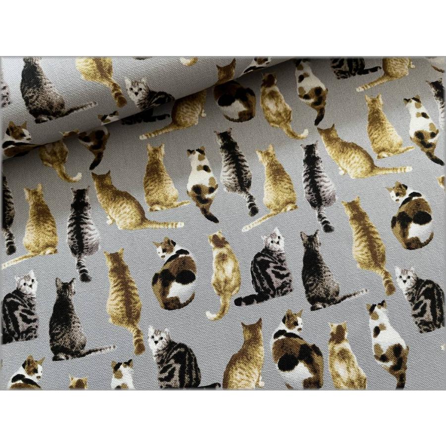 marble 50cm オックス 生地 布 ネコ せなか 後ろ姿 猫 おしゃれ プリント gray 43C : マーブルマーケット ヤフー店 - 通販 - Yahoo!ショッピング