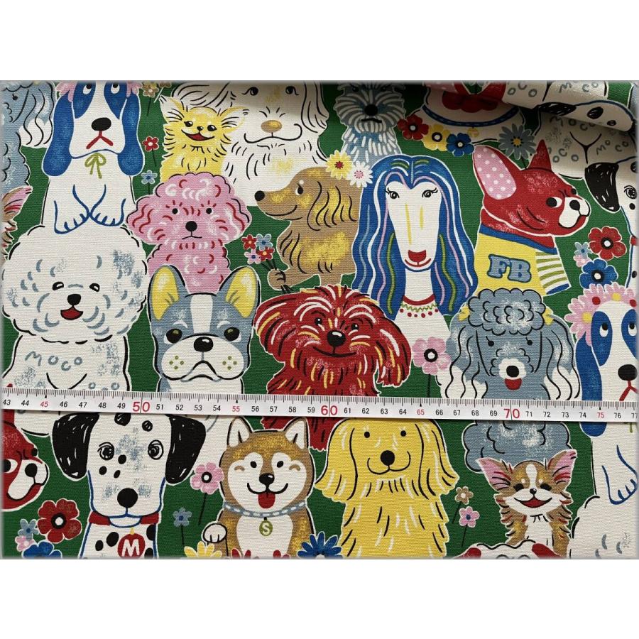 marble 50cm オックス 生地 犬 いぬ powerful animal dog 緑 green 2C : マーブルマーケット ヤフー ...