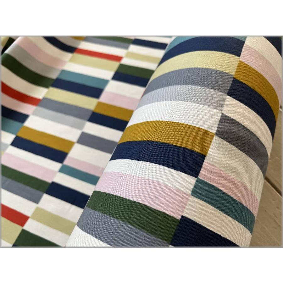 marble 50cm オックス 生地 布 おしゃれ ストライプ BORDER パッチ プリント コットン multi 2A : マーブル ...