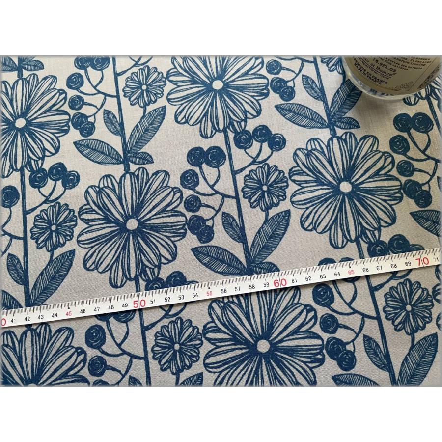 marble 50cm 綿麻シーチング 生地 おおきなフラワー 花柄 ボタニカル gray blue B27 :1707-B27:マーブルマーケット ヤフー店 - 通販 - Yahoo!ショッピング