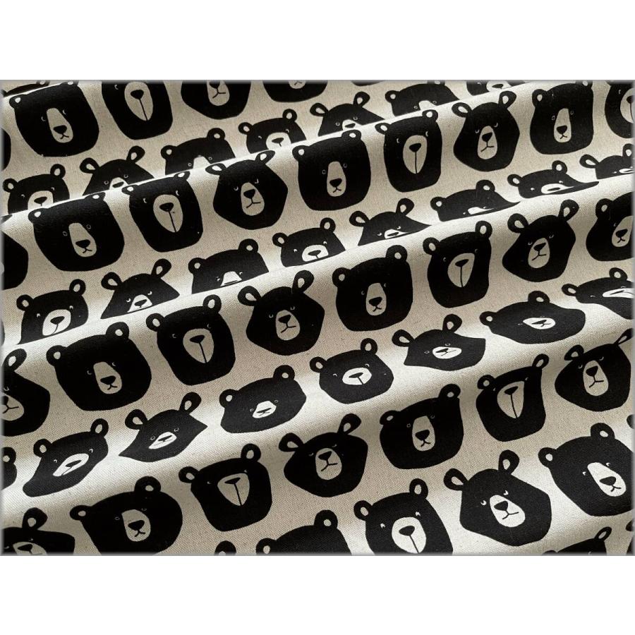marble 50cm 綿麻キャンバス 生地 布 おしゃれ プリント 動物柄 くま フェイス 顔 アニマル 動物 linen A1 : マーブルマーケット ヤフー店 - 通販 - Yahoo ...
