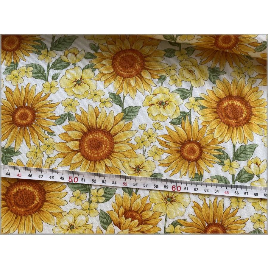 marble はぎれ 75cm ピケ 生地 布 向日葵 サンフラワー ひまわり 花柄 white A1 : マーブルマーケット ヤフー店 - 通販 - Yahoo!ショッピング
