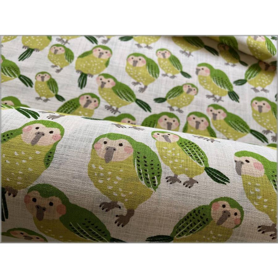 marble 50cm リネンライクスラブクロス 生地 布 カカポ 鳥 natural A1 : マーブルマーケット ヤフー店 - 通販 - Yahoo!ショッピング