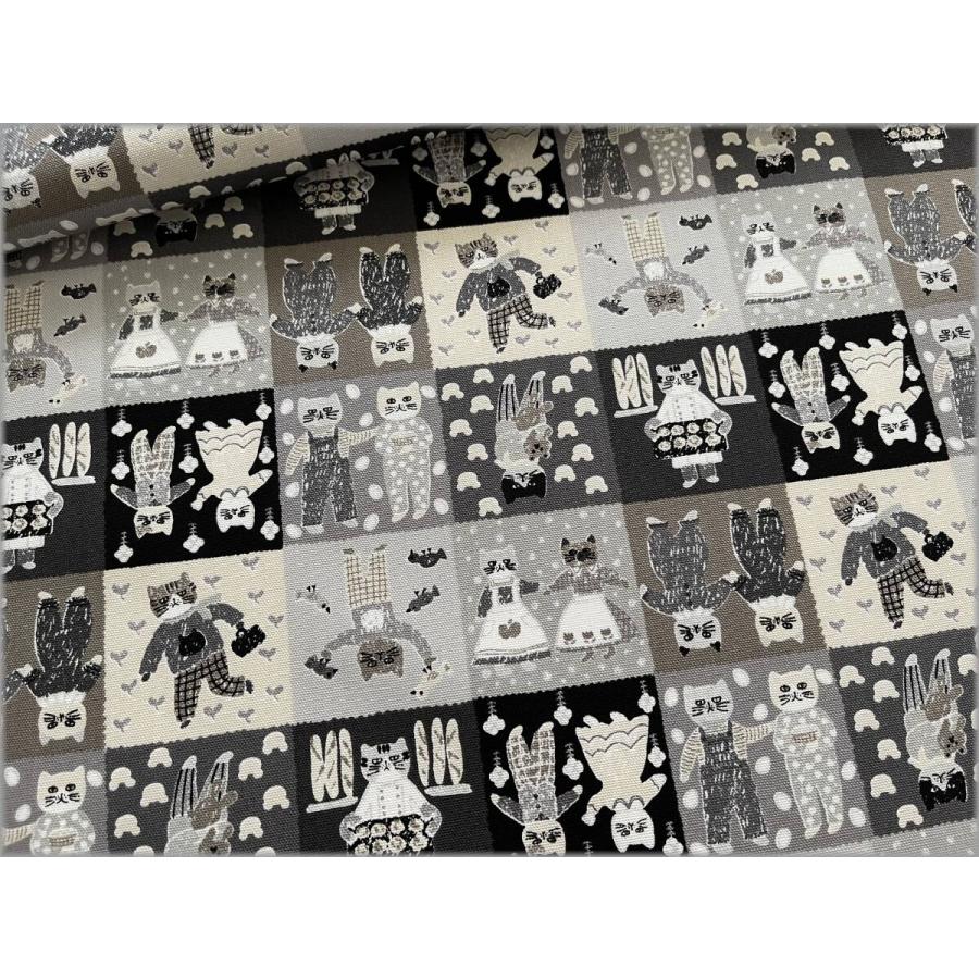 marble 50cm オックス 生地 布 カントリー 猫 ネコ ブロック black gray 12E : マーブルマーケット ヤフー店 - 通販 - Yahoo!ショッピング