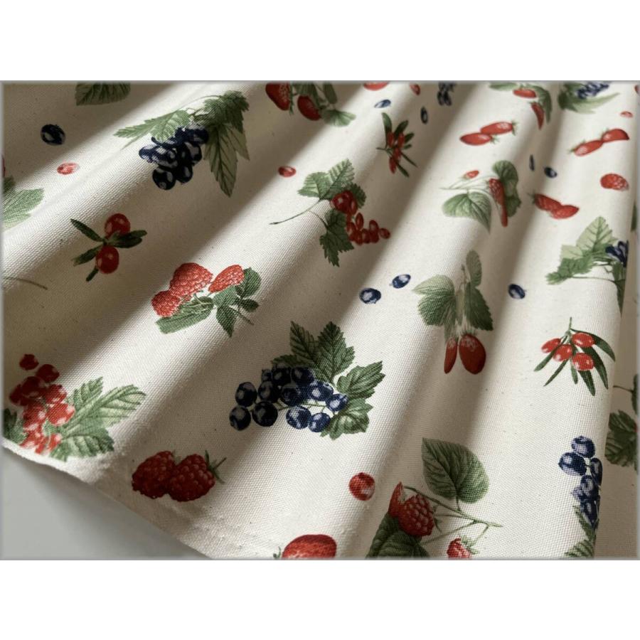 marble 1m単位 オックス 生地 布 ベリー柄 berry コットン 生成り 1B : マーブルマーケット ヤフー店 - 通販 - Yahoo!ショッピング