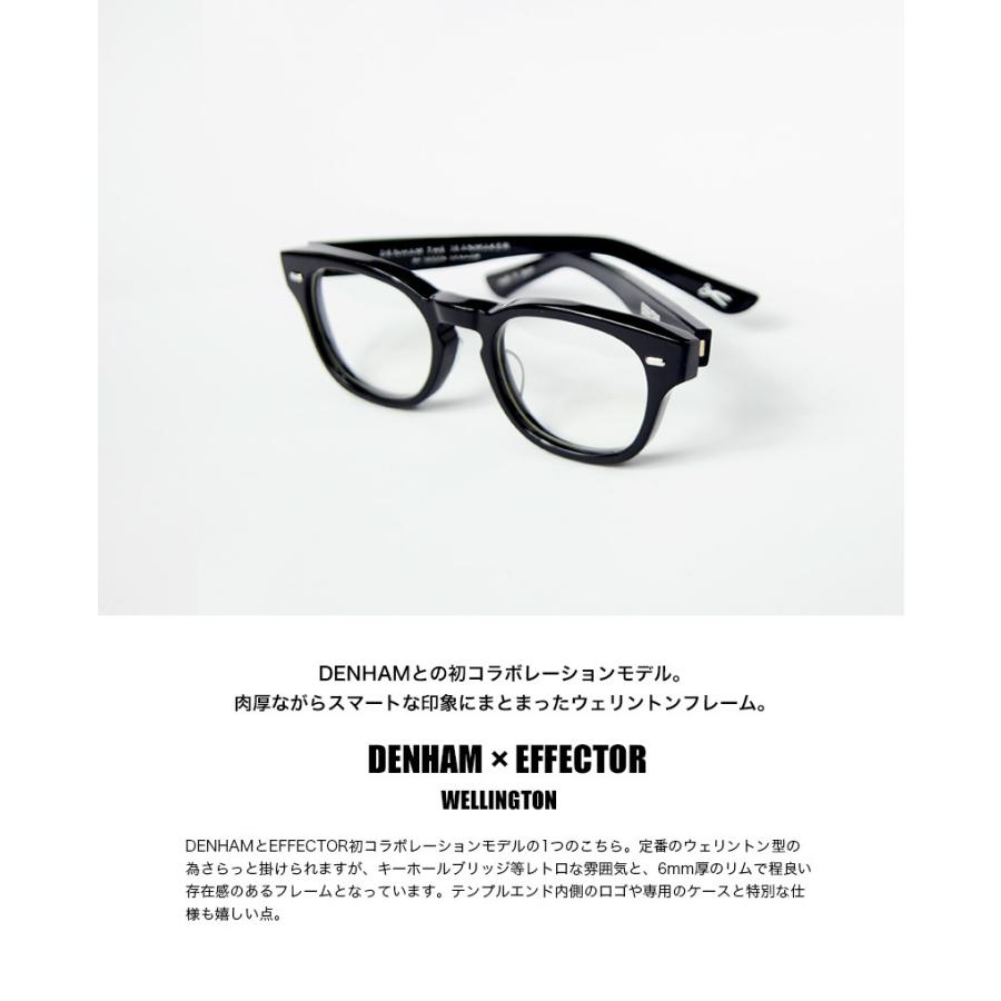 EFFECTOR エフェクター デンハム DENHAM ウェリントン メガネ 伊達 度付き : MARC ARROWS(マークアローズ) - 通販 - Yahoo!ショッピング