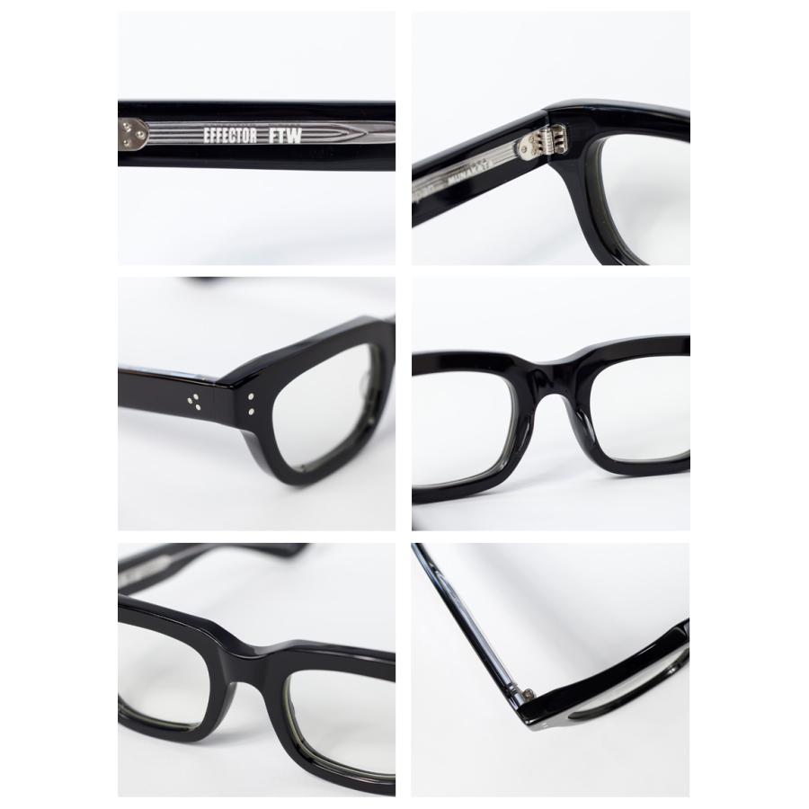 EFFECTOR エフェクター エフティーダブリュームナカタ FTW MUNAKATA スクエアフレーム コラボ メガネ 伊達 度付き : MARC ARROWS(マークアローズ) - 通販 ...