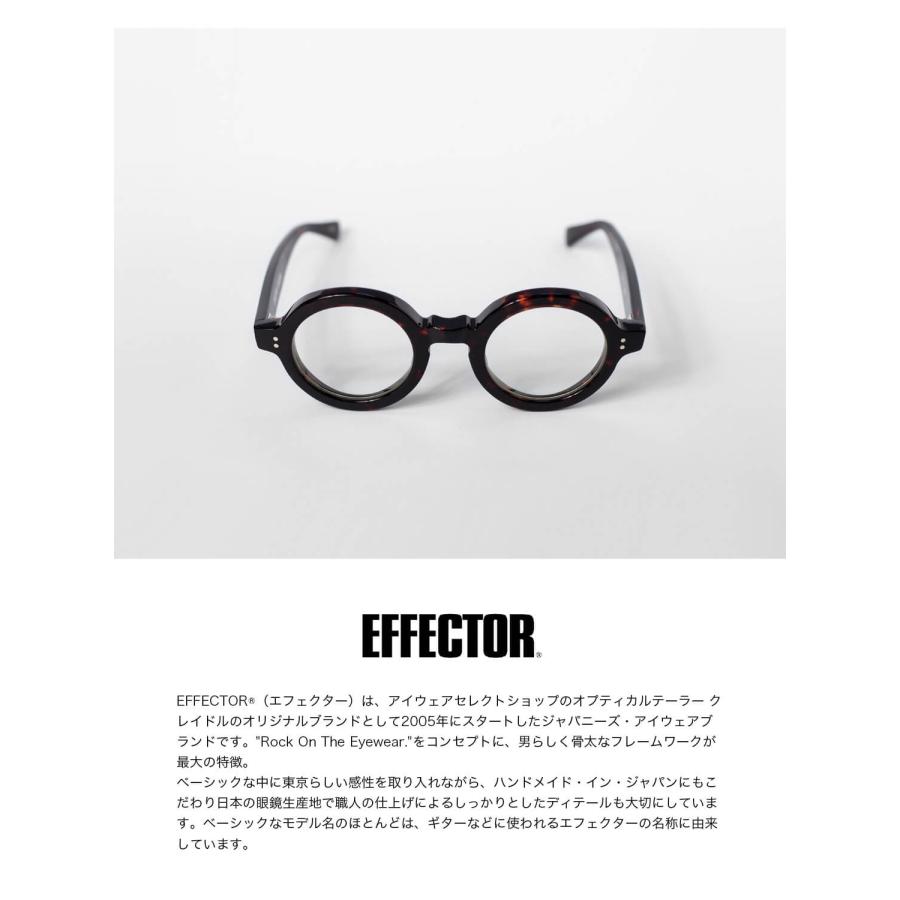 EFFECTOR エフェクター レジェロ LEGGIERO ラウンドフレーム メガネ 伊達 度付き : MARC ARROWS(マークアローズ) - 通販 - Yahoo!ショッピング