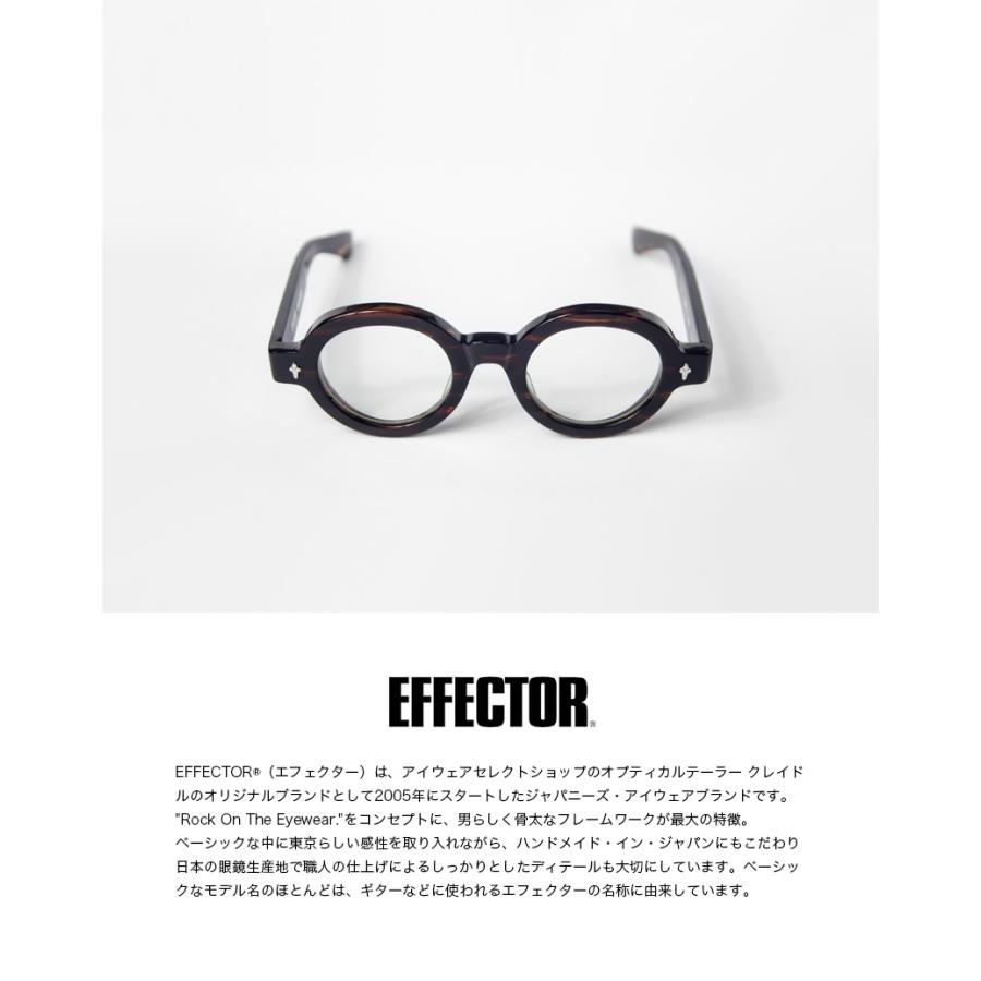 EFFECTOR エフェクター モデラート MODERATO ラウンドフレーム メガネ 伊達 度付き : MARC ARROWS(マークアローズ) - 通販 - Yahoo!ショッピング