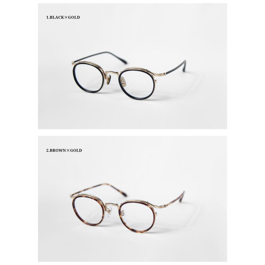 内藤熊八作 ボストンフレーム コンビネーション N-044 日本製 鯖江 メガネ 度付き 伊達 : MARC ARROWS(マークアローズ) - 通販 - Yahoo!ショッピング