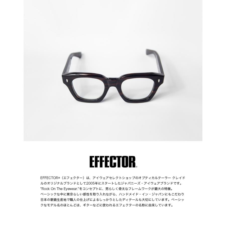 EFFECTOR エフェクター プレスト PRESTO スクエアフレーム メガネ 伊達 度付き : MARC ARROWS(マークアローズ) - 通販 - Yahoo!ショッピング