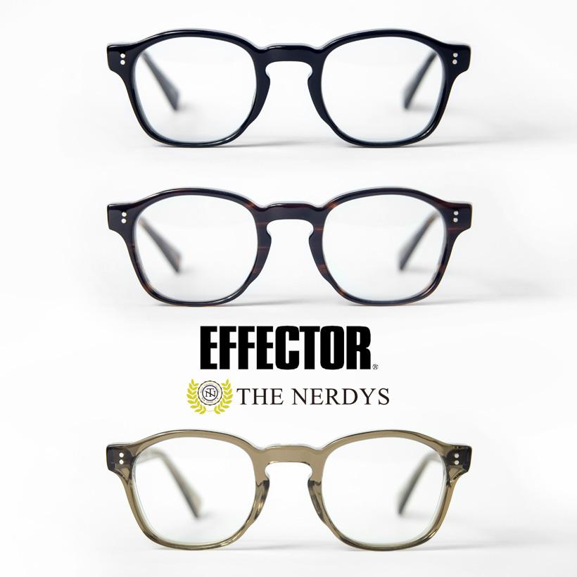 EFFECTOR（エフェクター） タレント TALENT スクエアフレーム ザ ナーディーズ THE NERDYS メガネ 伊達 度付き : MARC ARROWS(マークアローズ) - 通販 ...