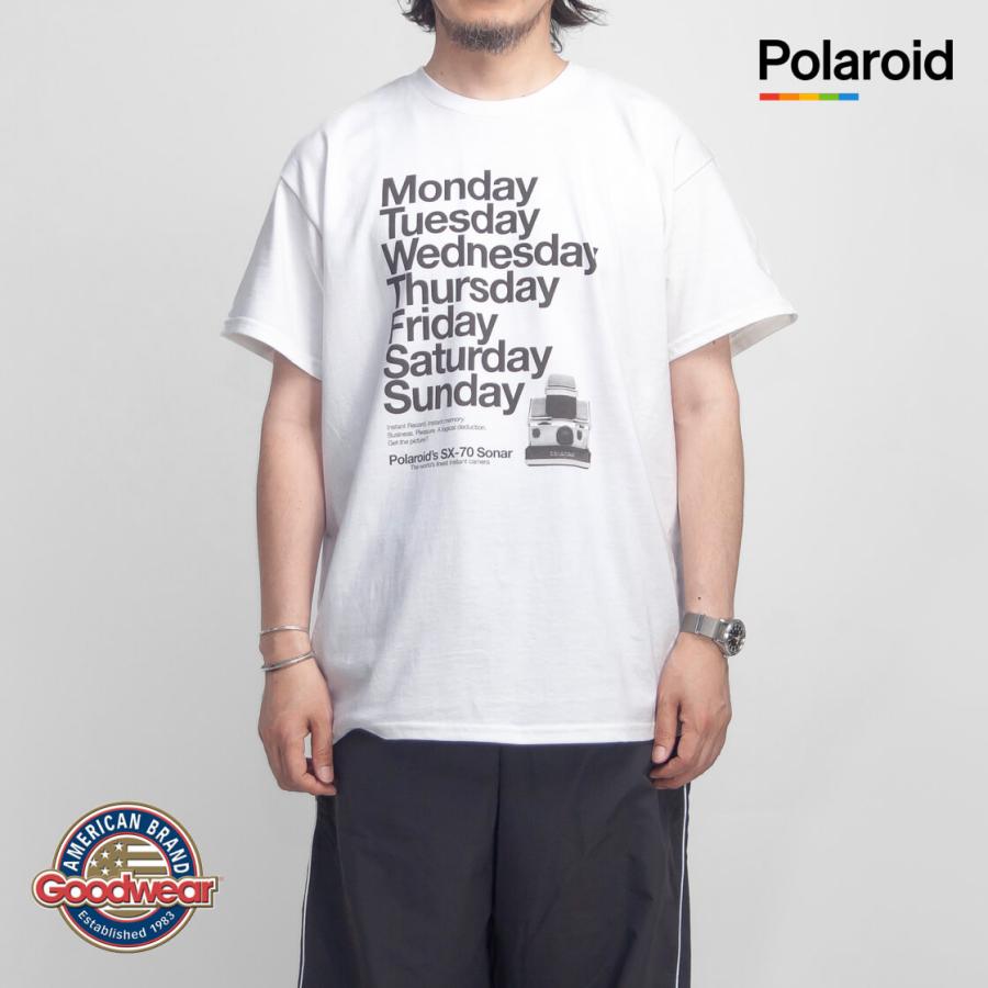 Goodwear グッドウェア Polaroid ポラロイド 1WEEK TEE プリントTシャツ Vintage Collection メンズ : MARC ARROWS(マークアローズ ...
