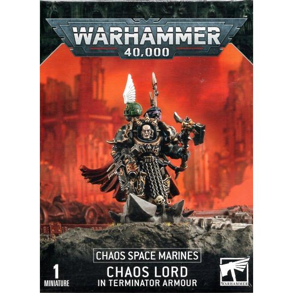 【新品】ケイオススペースマリーン：ケイオスロード / ソーサラー (ターミネイターアーマー装備) (CHAOS SPACE MARINES ...