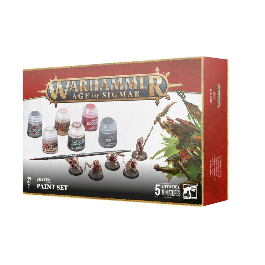 【2024年8月10日発売】【新品】 エイジ・オヴ・シグマー：スケイヴン ペイントセット [ウォーハンマー] (Warhammer Age ...