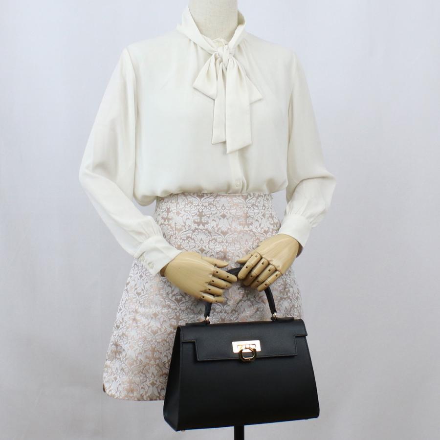 FURLA（フルラ） カルボッティ CARBOTTI ハンドバッグ ショルダーバッグ フォーマルバッグ 243 ELENA BLACK ...