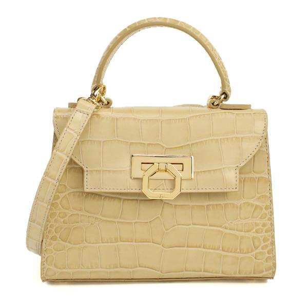 FURLA（フルラ） カルボッティ CARBOTTI ハンドバッグ ショルダーバッグ 445 MATISSE LUX クロコカーフスキンレザー ...