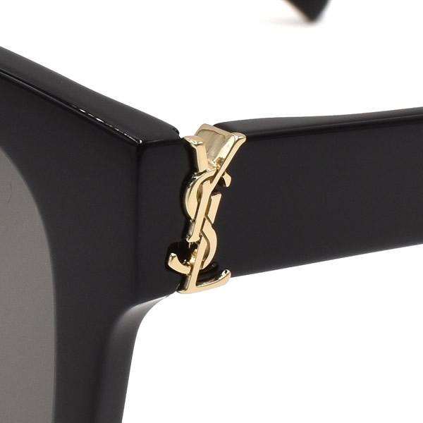 SAINT LAURENT サンローラン サングラス SL M105/F-006 アジアンフィット 偏光レンズ メンズ レディース ユニセックス SLM105F-006 ブラック グレー ...