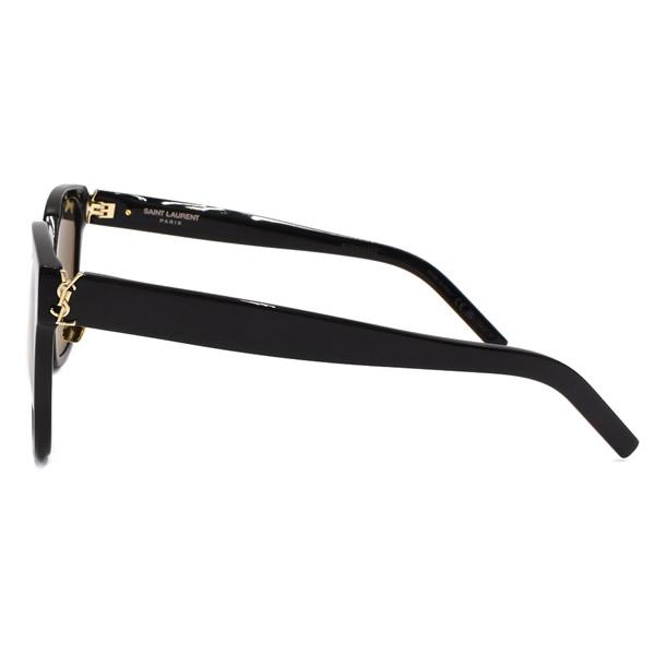SAINT LAURENT サンローラン サングラス SL M105/F-006 アジアンフィット 偏光レンズ メンズ レディース ユニセックス SLM105F-006 ブラック グレー ...