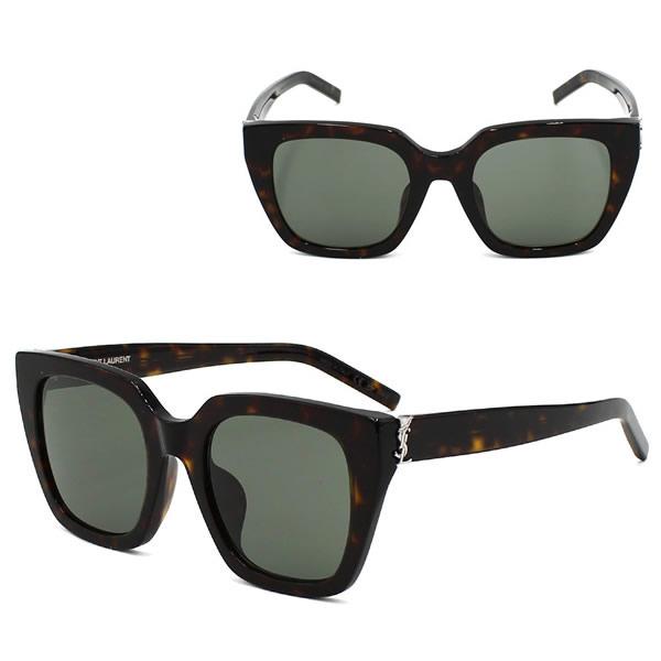 SAINT LAURENT サンローラン サングラス SL M143/F-002 ハバナ グレー アジアンフィット メンズ レディース ...