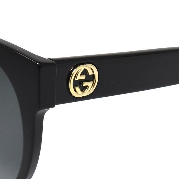 GUCCI グッチ サングラス GG0035S-001 アジアンフィット メンズ レディース ユニセックス ブラック グレー ...