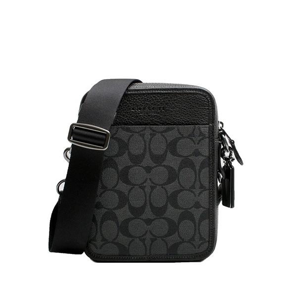 COACH コーチ ショルダーバッグ CC009-QBMI5 メンズ シグネチャーサリバン クロスボディ CC009 QBMI5 チャコール ...