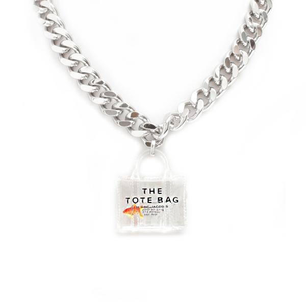 The Tote Bag Goldfish Necklace