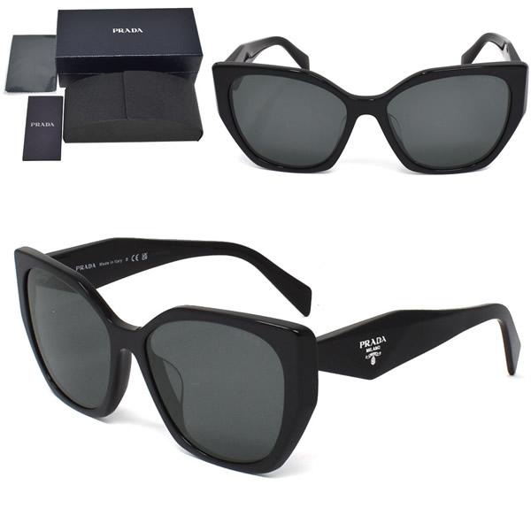 PRADA（プラダ） サングラス PRADA 0PR 19ZSF 1AB5S0 56 サングラス グラサン メンズ レディース ブラック ...