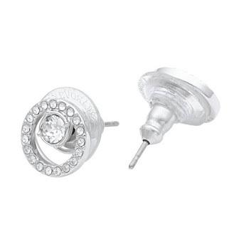 スワロフスキー ピアス SWAROVSKI クリスタル クリスタルパヴェ サークル Creativity Circle シルバー ローズ ...