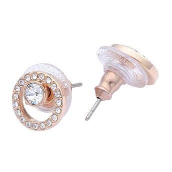 スワロフスキー ピアス SWAROVSKI クリスタル クリスタルパヴェ サークル Creativity Circle シルバー ローズ ...