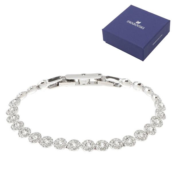 SWAROVSKI スワロフスキー ブレスレット 5071173 アンジェリック ラウンドカット クリスタル パヴェ レディース アクセサリー ...