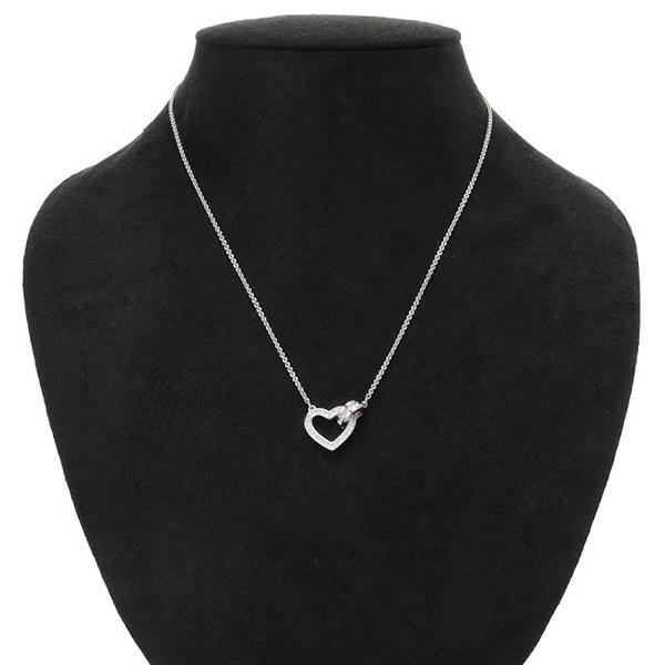 スワロフスキー ネックレス SWAROVSKI 5636444 ラブリー クリスタル パヴェ ハート サークル インターロッキング ペンダント ...