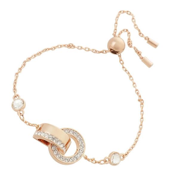 SWAROVSKI スワロフスキー ブレスレット 5636498 ホロウ クリスタルパヴェ インターロッキング レディース アクセサリー ...