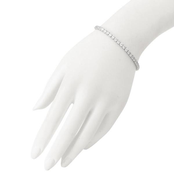 SWAROVSKI スワロフスキー ブレスレット 5409771 テニス デラックス ラウンドカット クリスタル パヴェ シルバー レディース ...