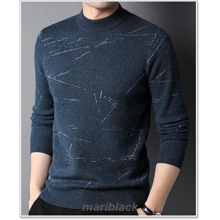 セーター メンズ ウール ニット ブランド ゴルフ おしゃれ vネック ハイネック多数 40代 50代 : ks-abm-tp554 : mariblack - 通販 - Yahoo!ショッピング