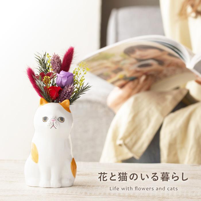 花 プレゼント ちょこんと座る 猫プリザ プリザーブドフラワー 猫グッズ 雑貨 猫好き 誕生日 ギフト 引越し祝い 退職祝い 30代 40代 50代 : FLEGRE 2号店 - 通販 ...