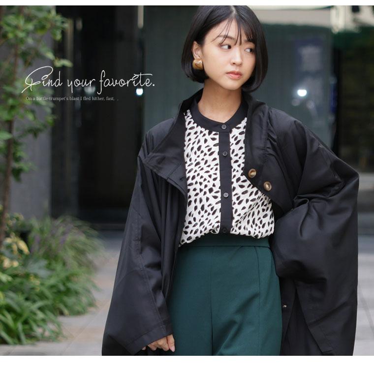 大きいサイズ レディース アウター effortless mode スクエアポンチョコート コート ポンチョ LL 3L 4L 秋 秋物 秋服 ...