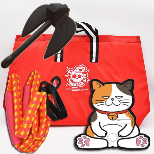 TIGHT JAPAN（タイトジャパン） ハードコートアンカーセット 4.5kg トート（レッド）選べるフローティングマーカー＆ロープ（ループ付き） : MarineDay’s - 通販 ...