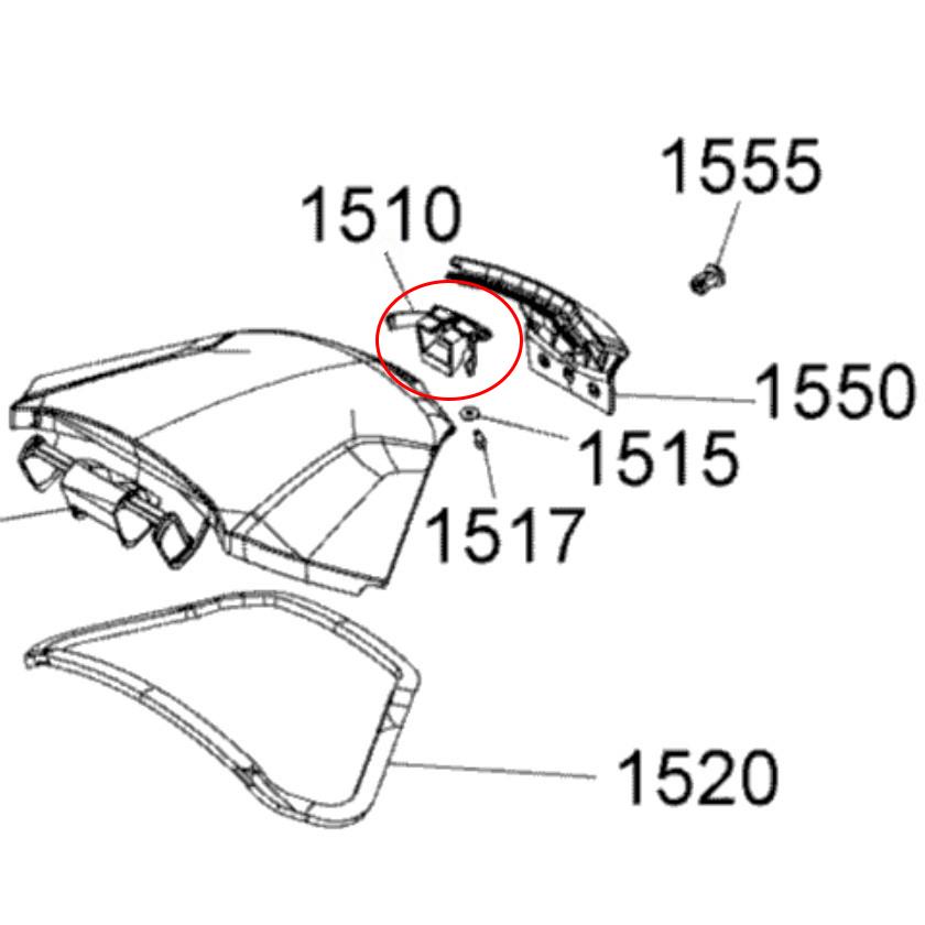 SEA-DOO(シードゥ) Box Latch Black フロントカバーグローブボックスラッチ #264000133【BRP純正 ...