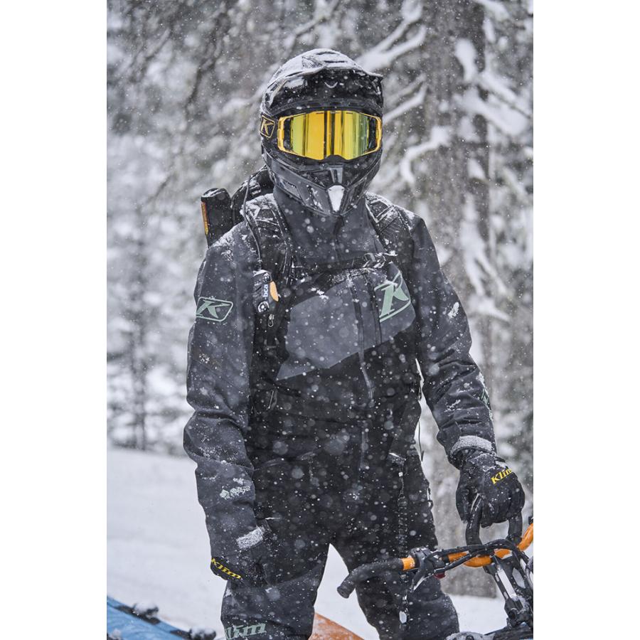 Klim/クライム RIPSA ONE-PIECE（BLACK - ASPHALT）メンズ *スノーモービルウェア ＃3936-001 ...